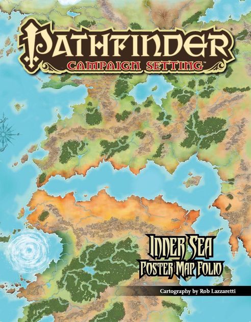 Inner Sea Poster Map Folio | RPG Item | RPGGeek