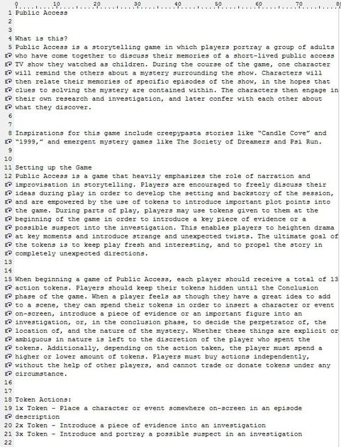 15114: Public Access | RPG Item | RPGGeek