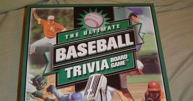 The Ultimate Baseball Trivia Board Game | Board Game | BoardGameGeek