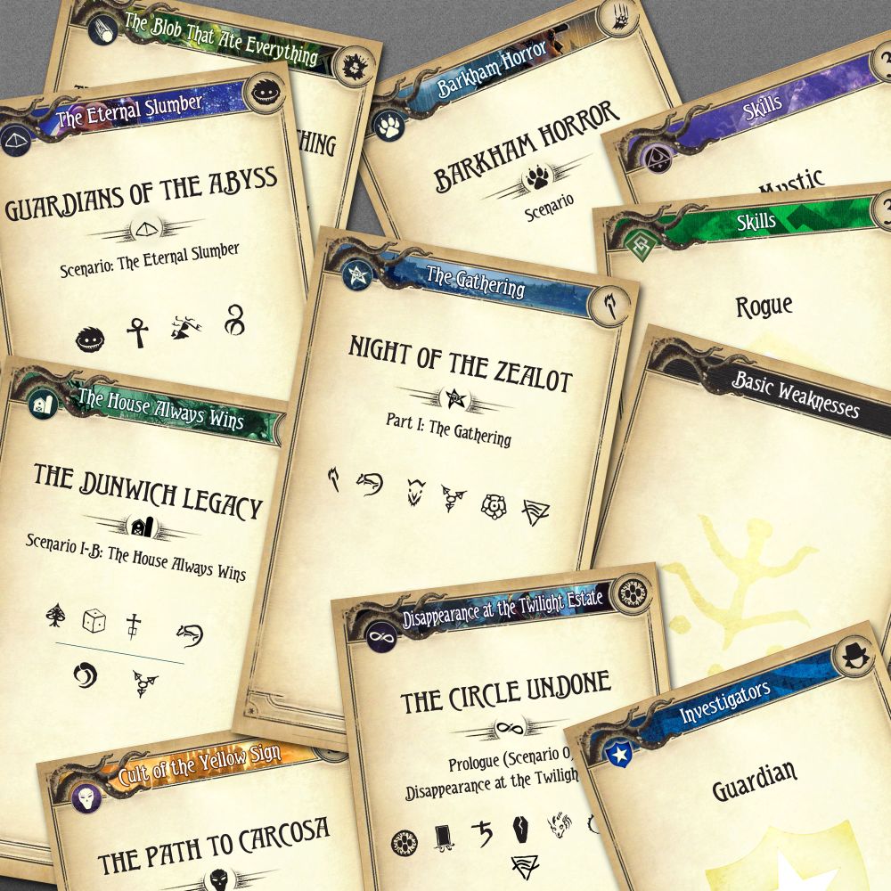 Arkham Horror - Dividers (card separators) | Arkham Horror: The Card Game