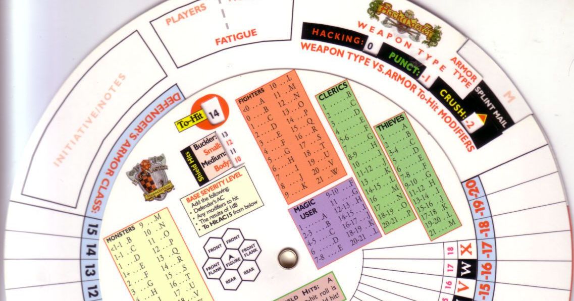 Combat Wheel | RPG Item | RPGGeek