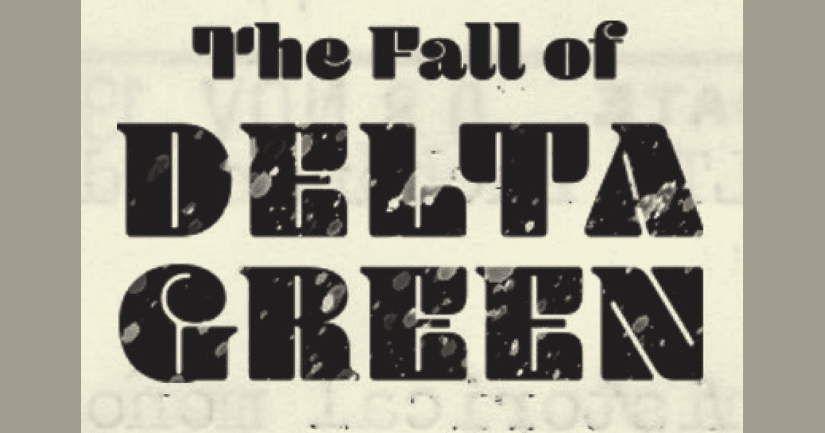 Stability tests | The Fall of Delta Green