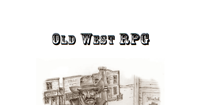 Old West RPG | RPG Item | BoardGameGeek