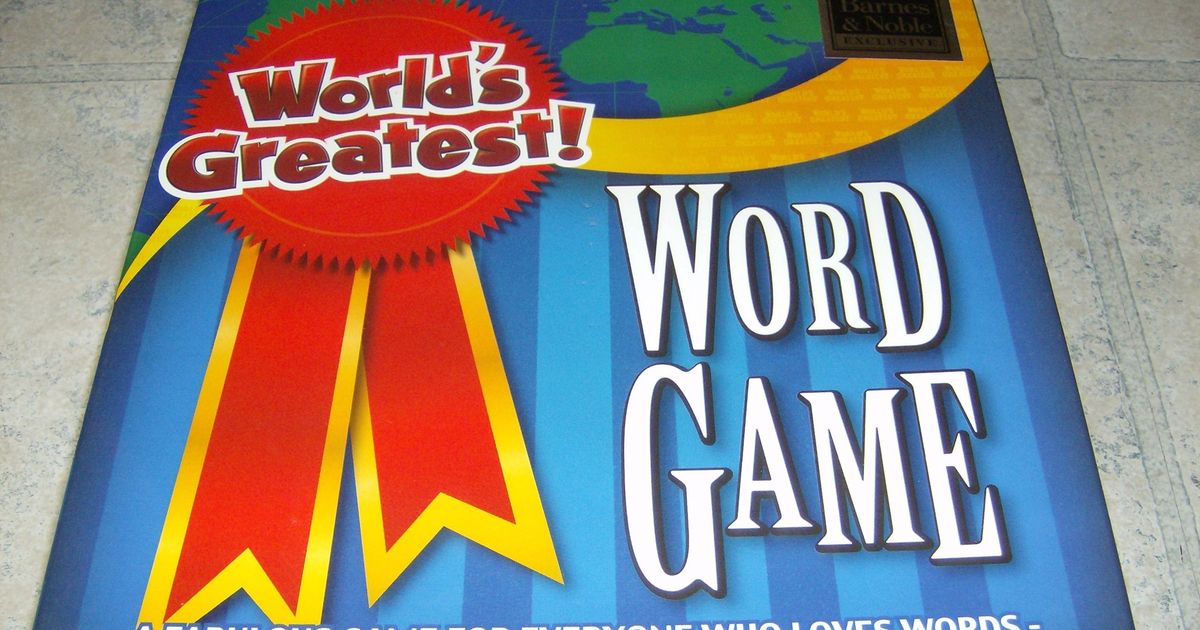 World's Greatest Word Game | Board Game | BoardGameGeek