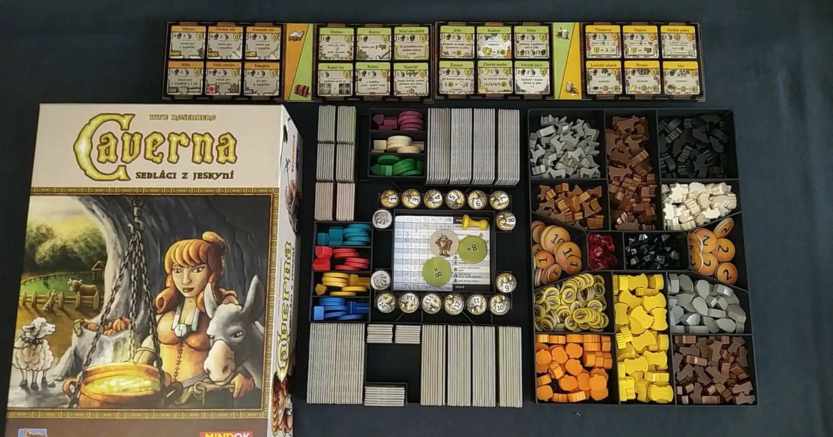 Caverna: Inserty Herman Insert | Board Game Accessory | BoardGameGeek