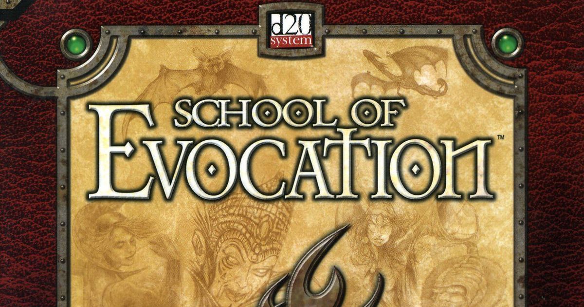 School of Evocation | RPG Item | RPGGeek