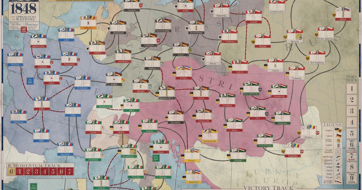 1848: The Springtime of Nations | Board Game | BoardGameGeek