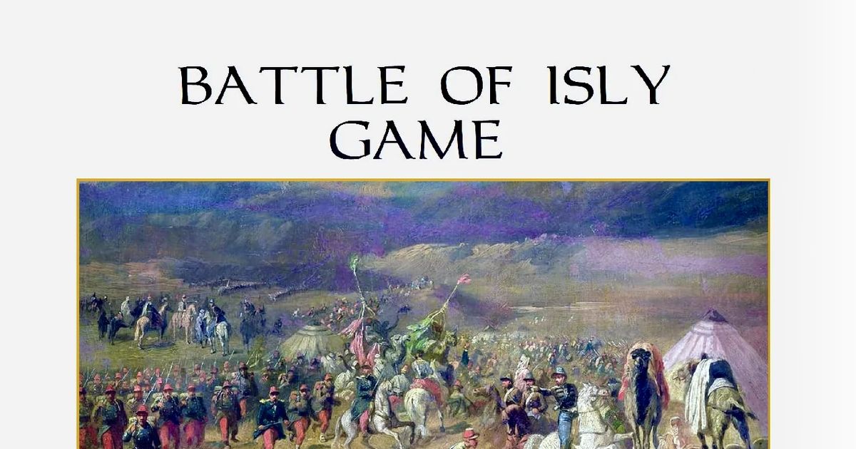 Battle of Isly Game | Board Game | BoardGameGeek