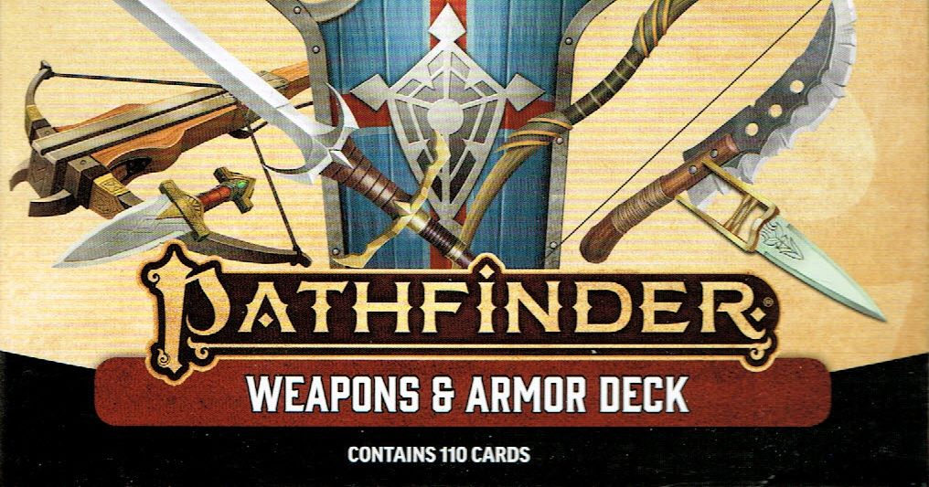 Pathfinder Weapons & Armor Deck | RPG Item | RPGGeek