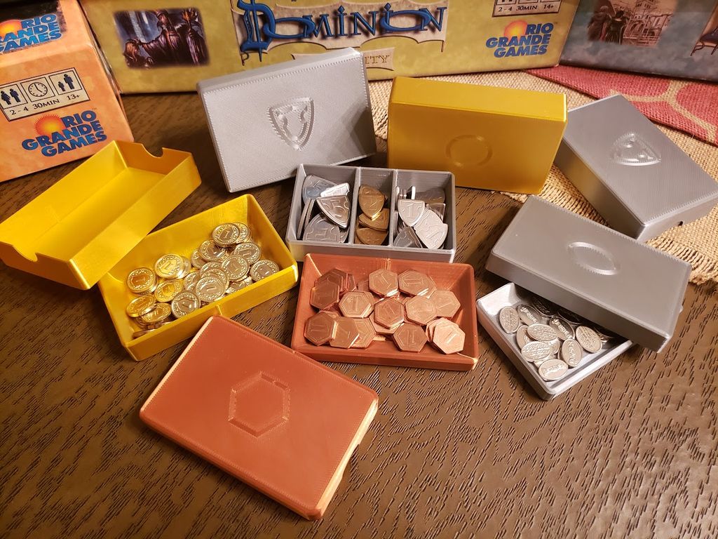 3D Printed Token organizers | Dominion