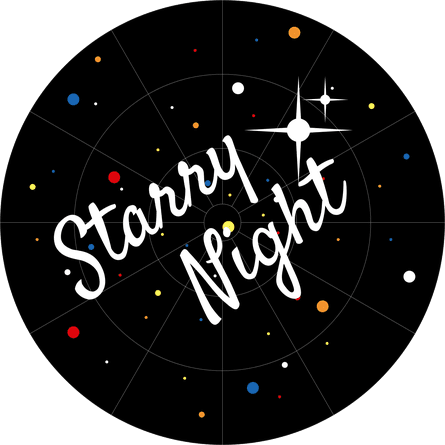 Starry Night - English Print & Play Sky Map | Starry Night