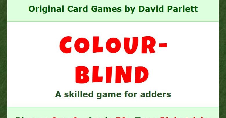 Colour-blind | Board Game | BoardGameGeek