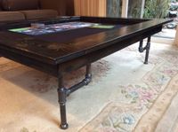 Adjustable Height Game Table (for my crummy back) | BGG | BoardGameGeek