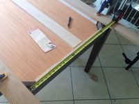 Dining table transformed into a gaming table...a fraction of the cost ...