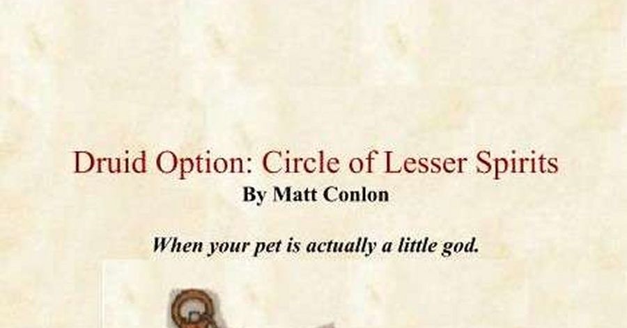 Druid Circle: Circle of Lesser Spirits | RPG Item | RPGGeek