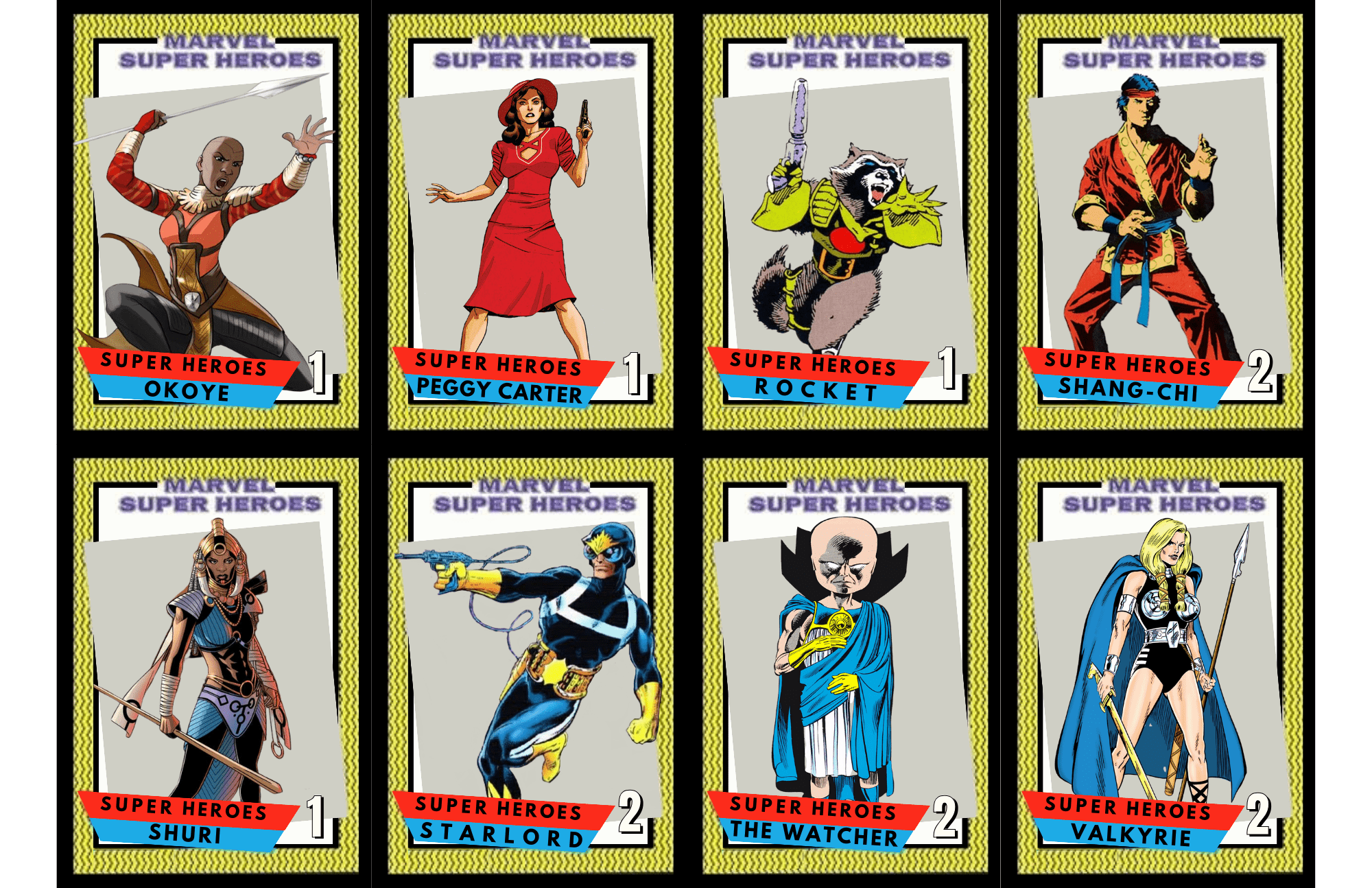 Marvel Super Heroes Game - Unofficial Expansion Cards | Marvel Super ...