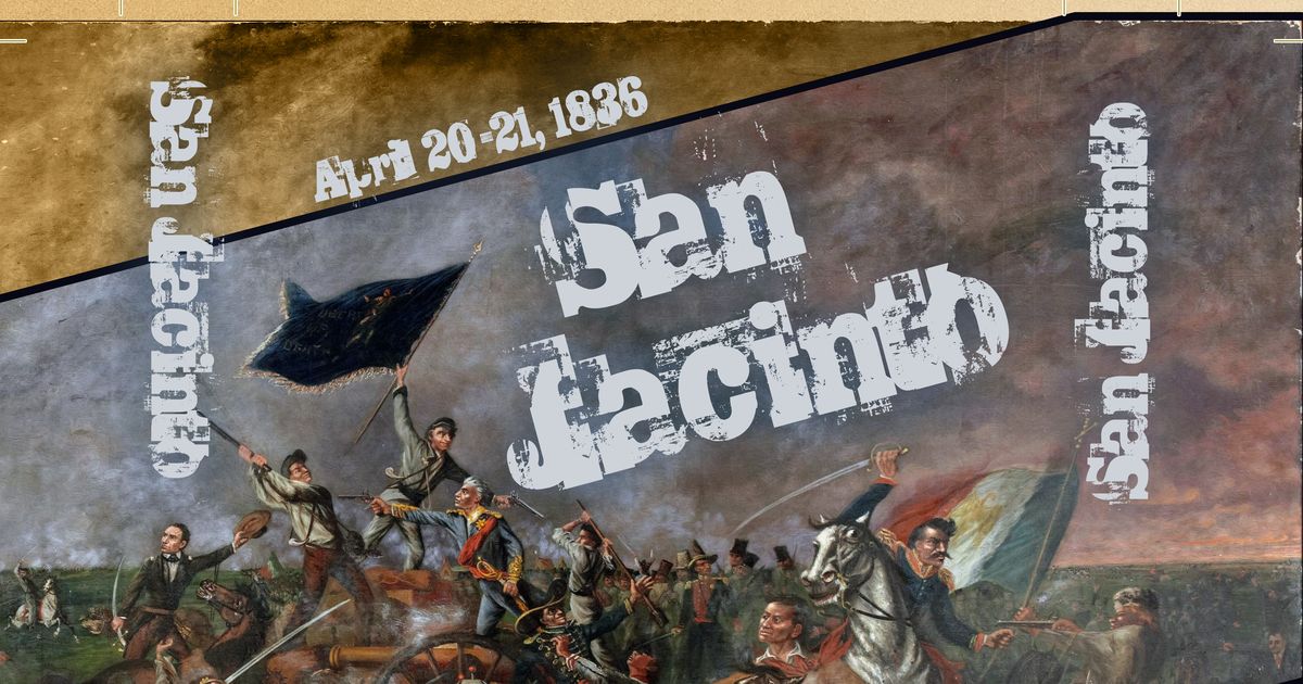 Kaart Van De Slag Bij San Jacinto