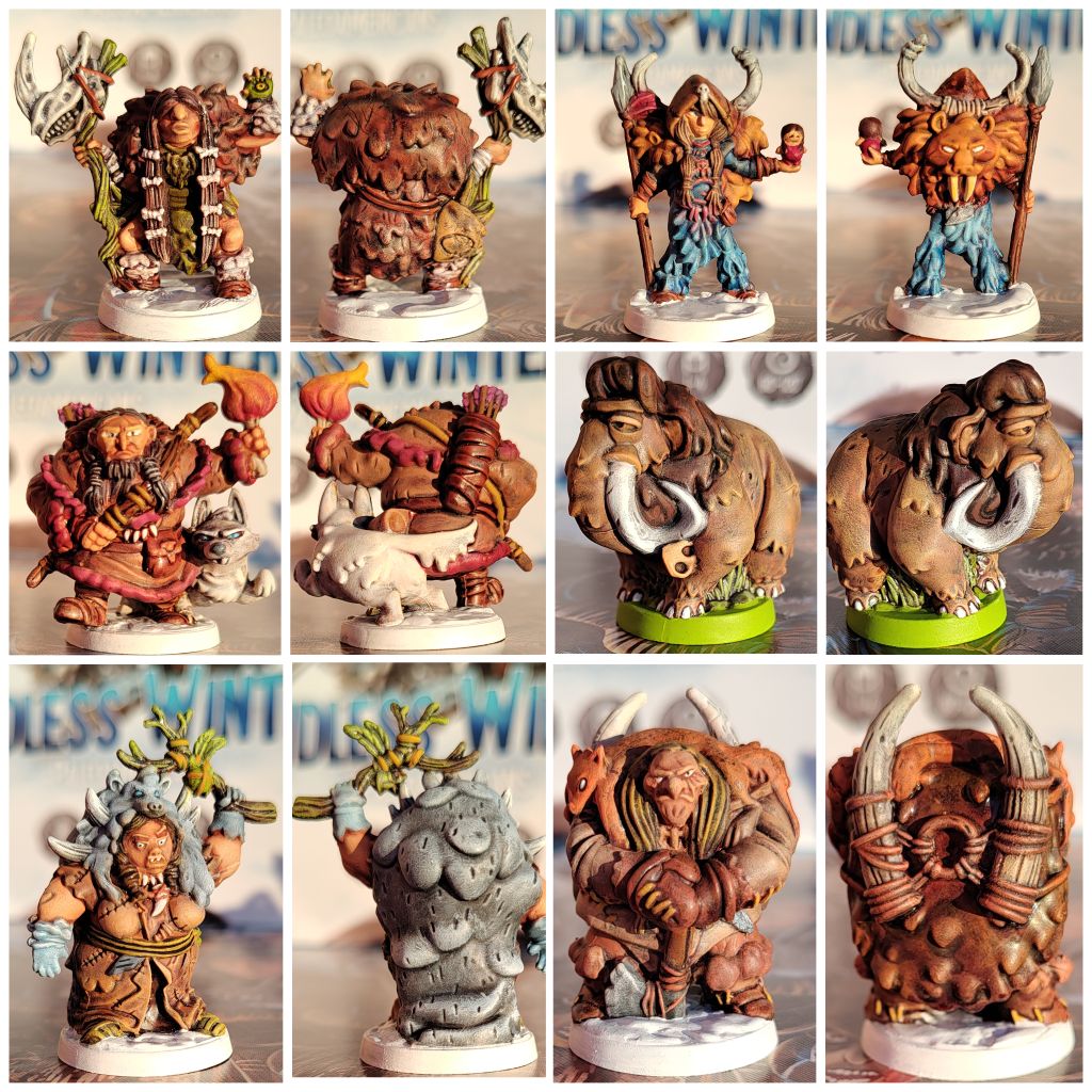 Finally - all minis painted | Endless Winter: Paleoamericans