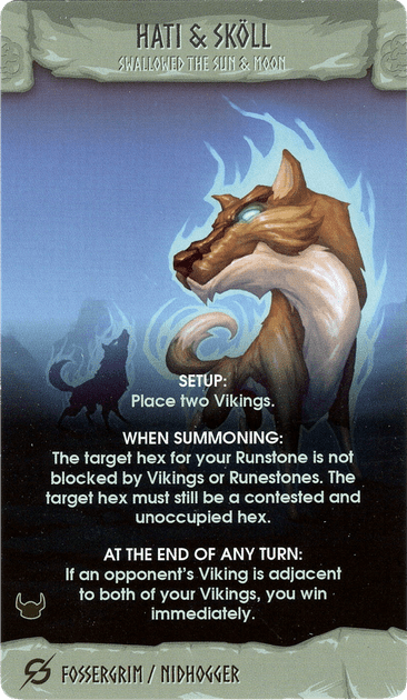 Ragnarocks: Hati & Skoll Promo Card | Board Game | BoardGameGeek