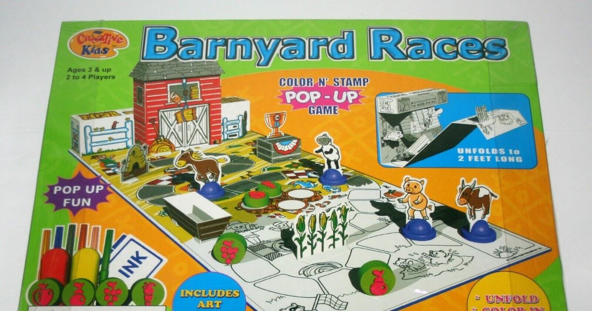Barnyard Races | Board Game | BoardGameGeek