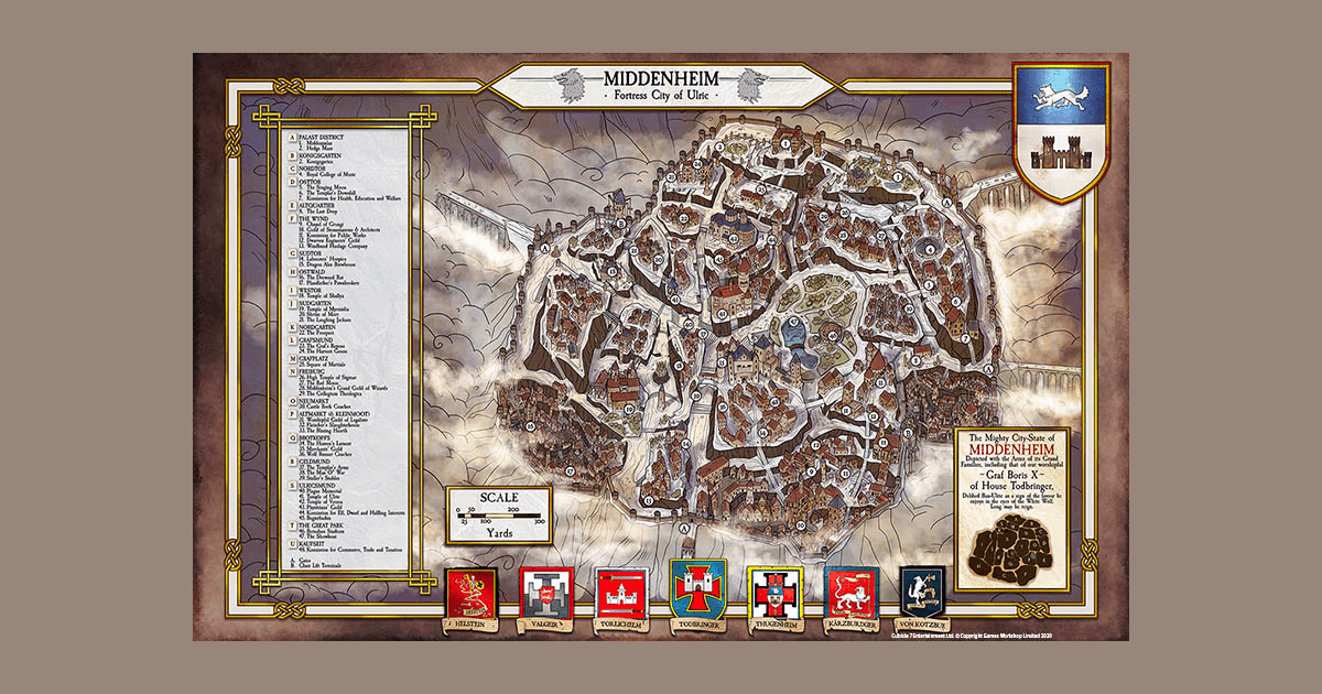 Middenheim Map | RPG Item | RPGGeek