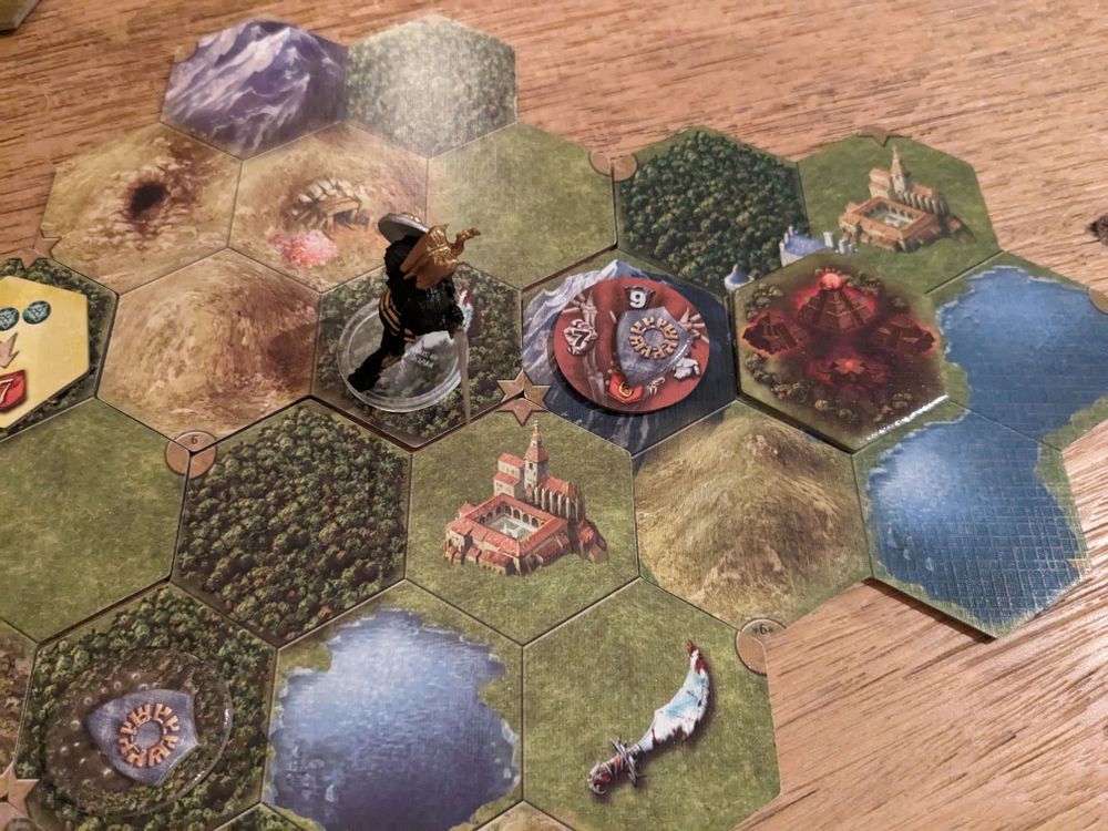 Pursuit flipping token | Mage Knight Board Game