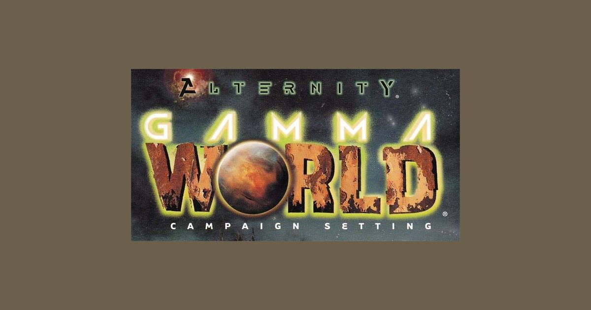 Character Sheets | Gamma World (5th Edition)