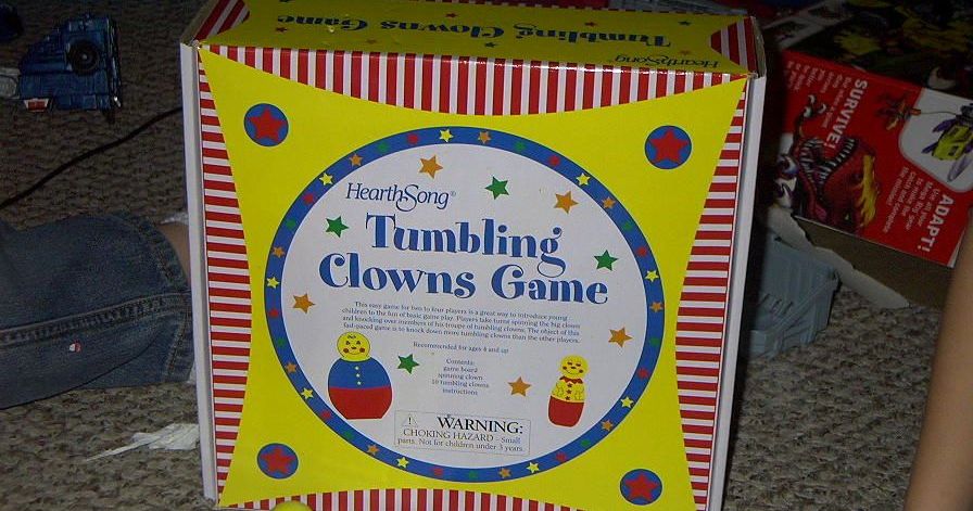 Tumbling Clowns Game | Board Game | BoardGameGeek
