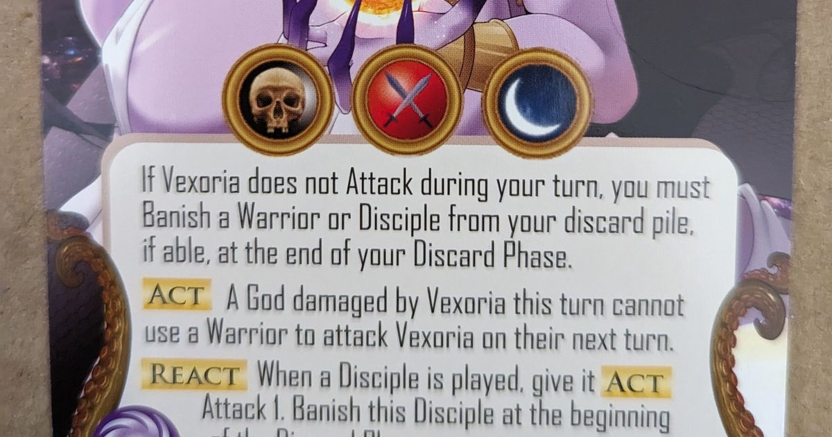 Kamigami Battles: Vexoria Promo | Board Game | BoardGameGeek