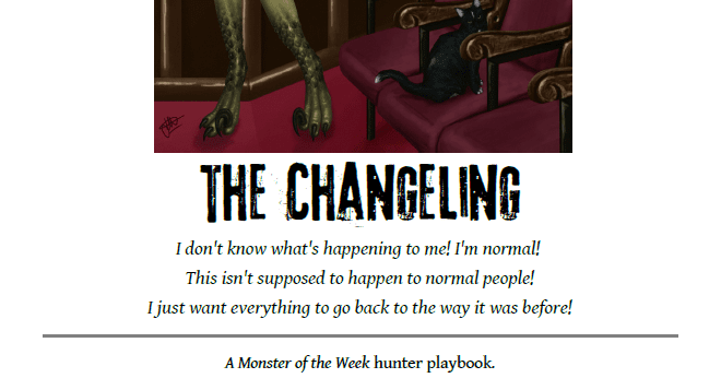 The Changeling | RPG Item | RPGGeek