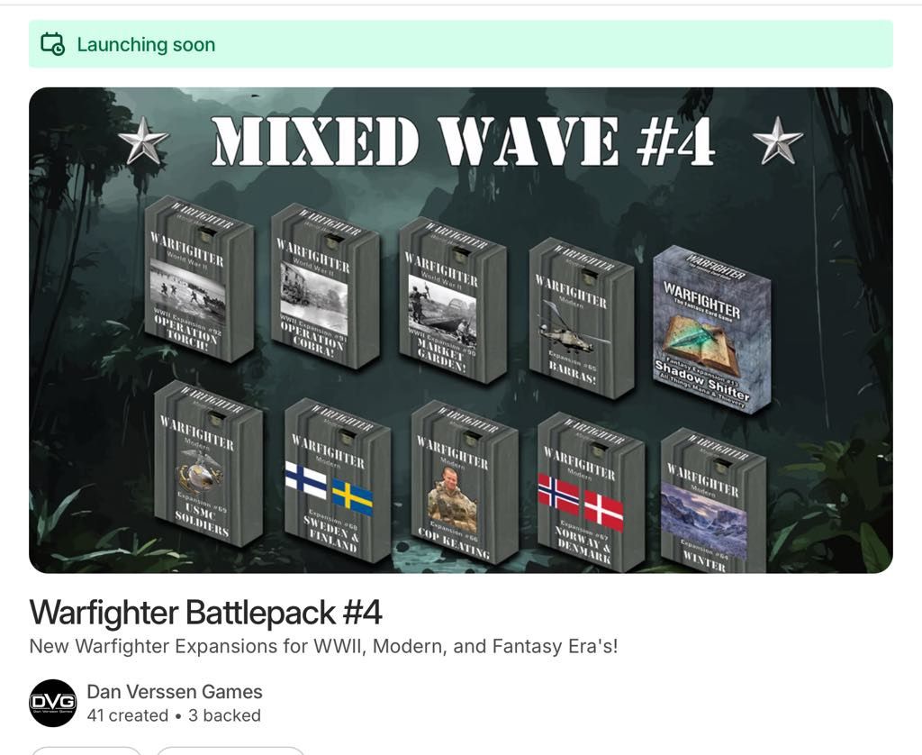 Warfighter expansions #4 | Warfighter: The WWII Mediterranean Combat ...