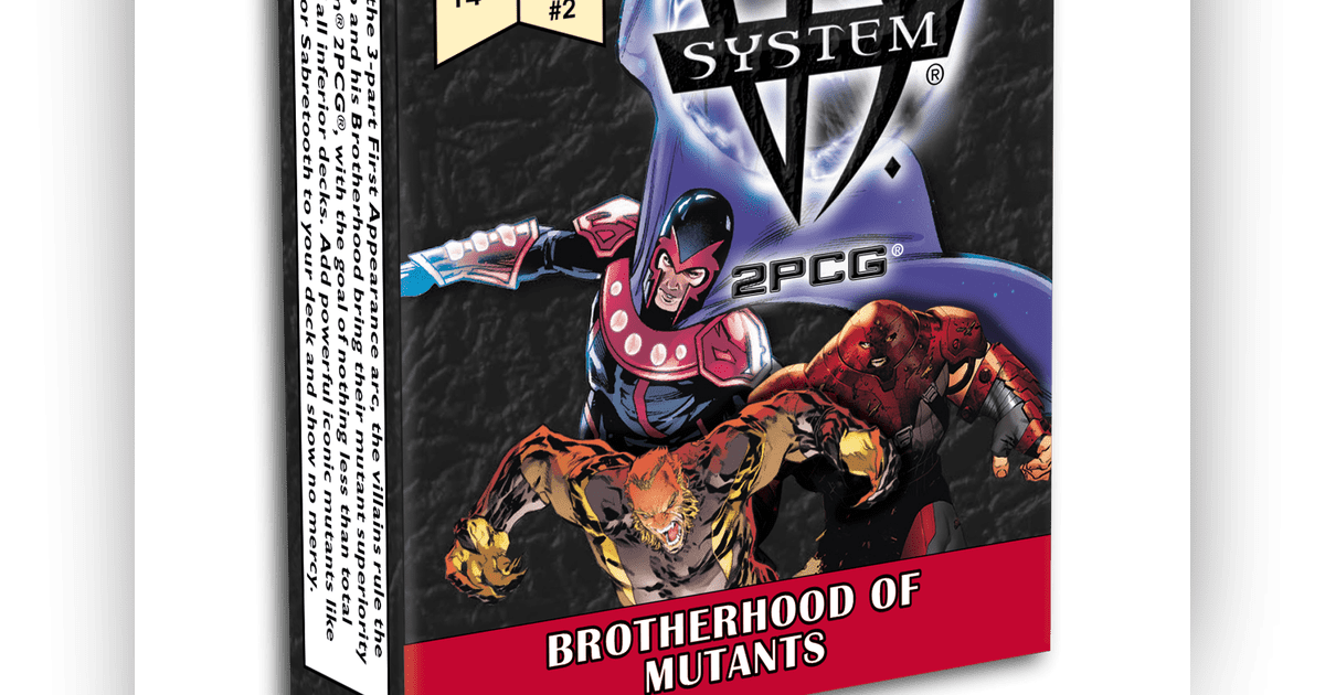 Vs. System 2PCG: Brotherhood of Mutants | Board Game | BoardGameGeek