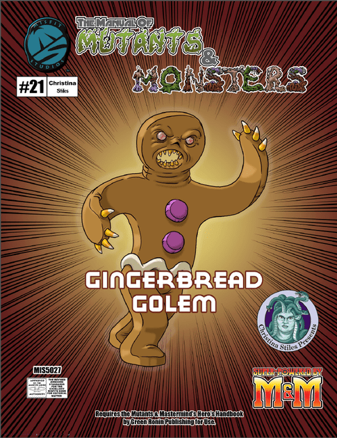 The Manual of Mutants & Monsters #21: Gingerbread Golem | RPG Item ...