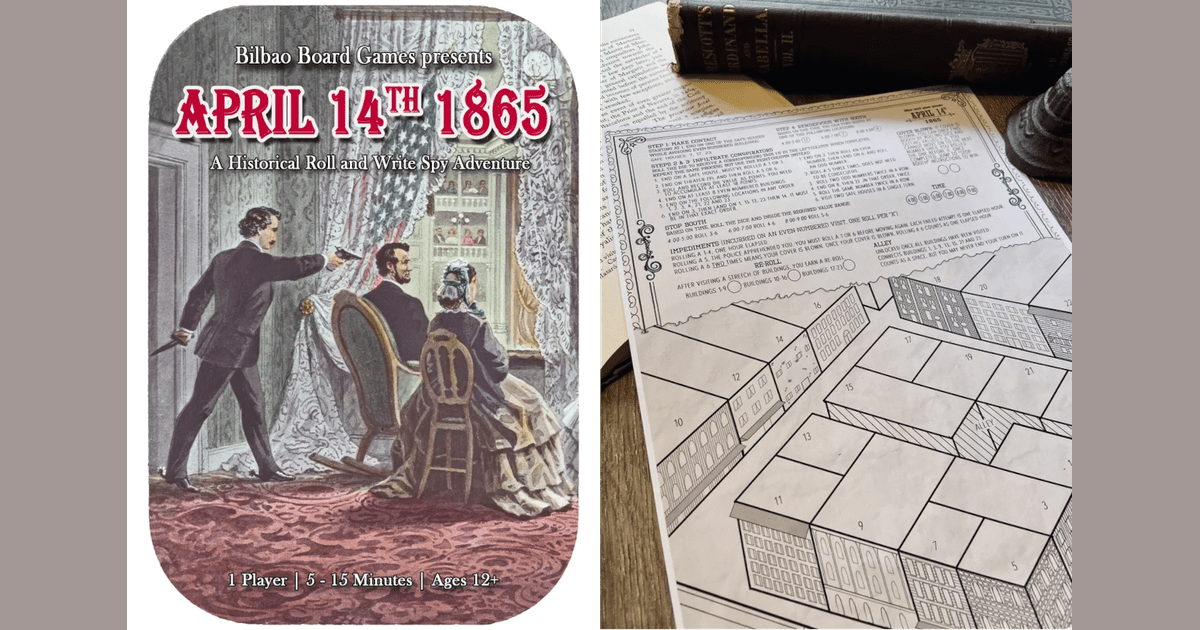 Print and Play: April 14th 1865 | Juegos Roll & Write | BoardGameGeek