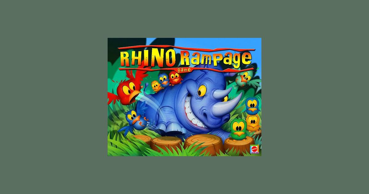 Rhino Rampage | Board Game | BoardGameGeek