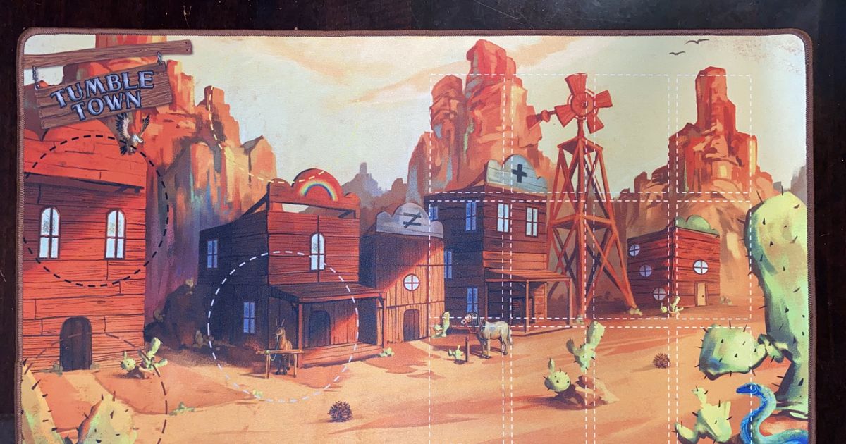 Tumble Town: Playmat | Board Game Accessory | BoardGameGeek