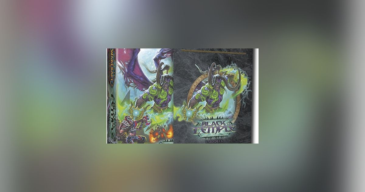 World of Warcraft Trading Card Game: Black Temple Raid Deck | Board ...