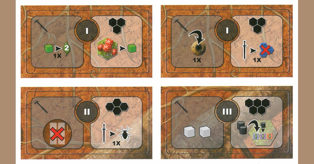 Level 2 colony tile | Myrmes: Colony Tiles