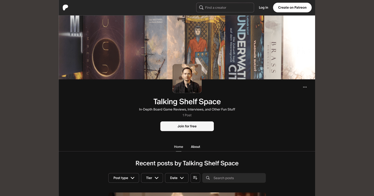 Announcing The Talking Shelf Space Patreon | Talking Shelf Space