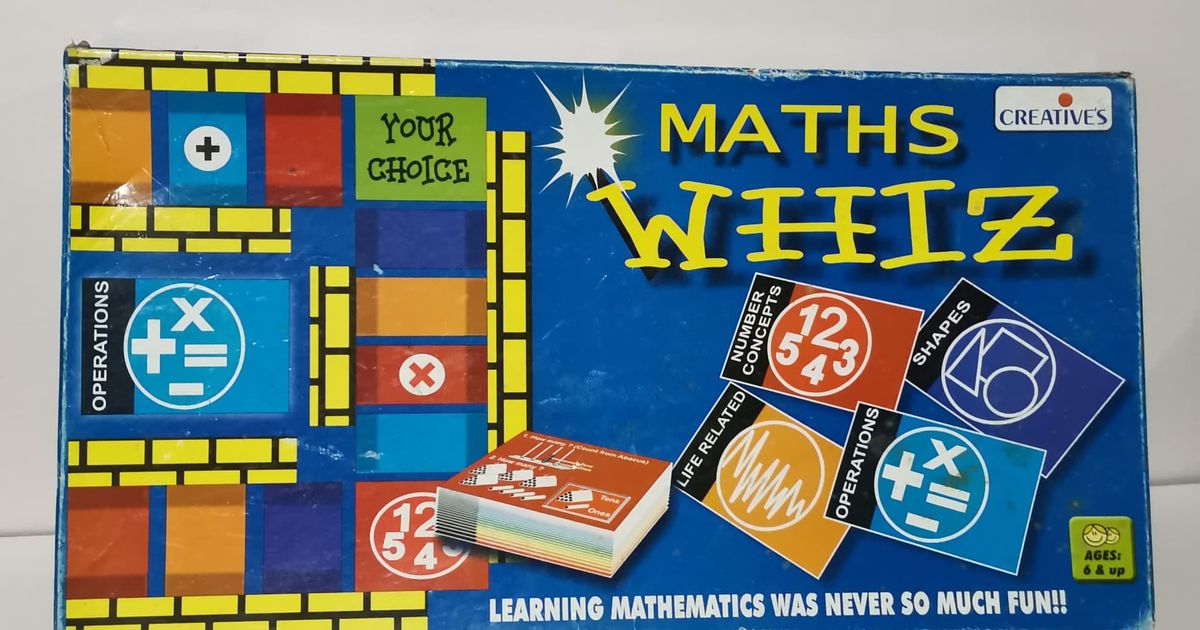 Math Whiz | Board Game | BoardGameGeek