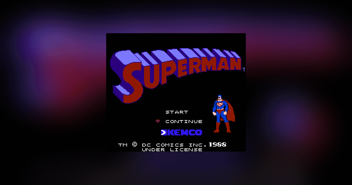 Superman (NES) | Video Game | VideoGameGeek