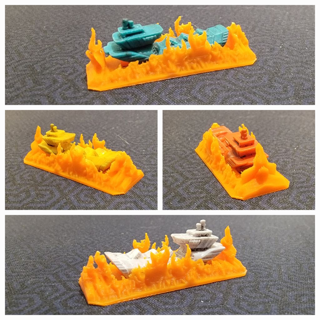 I came up with a quick 3D print to show if a ship is damaged, inspired ...