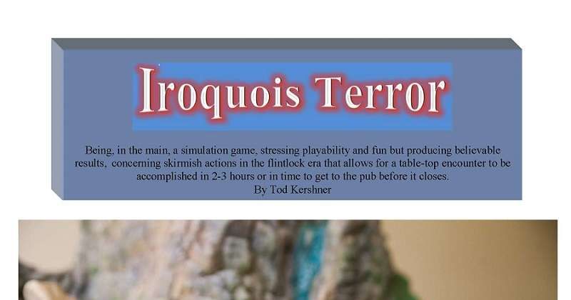 Iroquois Terror | Board Game | BoardGameGeek