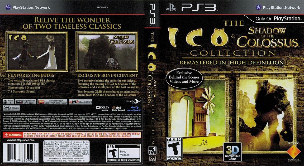 Ico and Shadow of the Colossus Collection | Video Game | VideoGameGeek