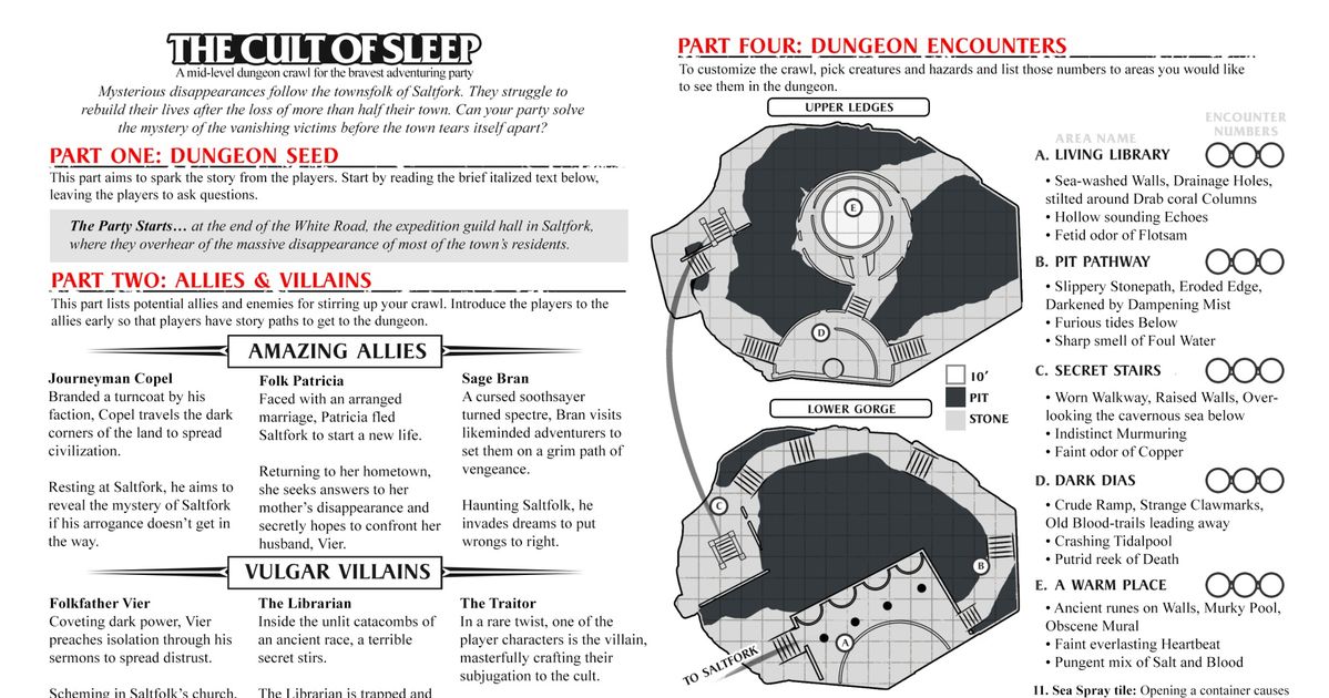 The Cult of Sleep | RPG Item | RPGGeek