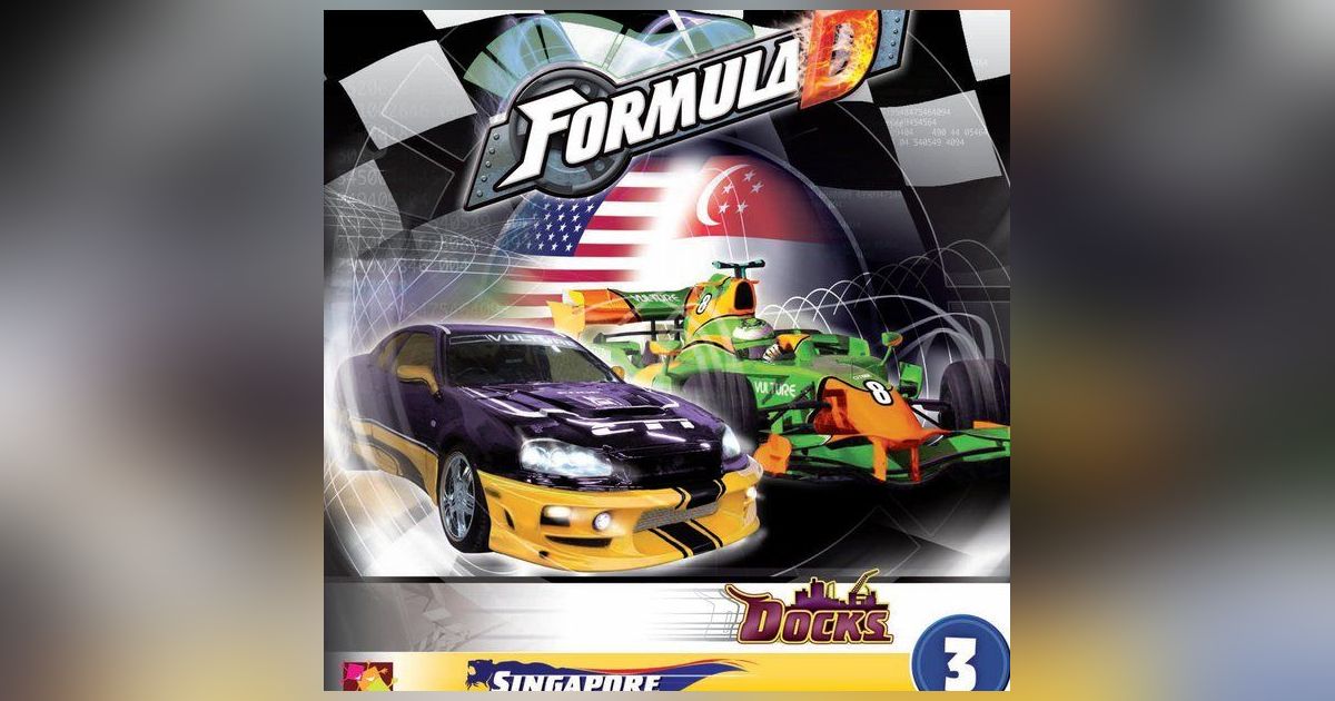 Formula D: Circuits 3 – Singapore & The Docks | Board Game | BoardGameGeek
