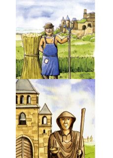 Friar & Farmhand (fan expansion for Carcassonne) | Board Game ...