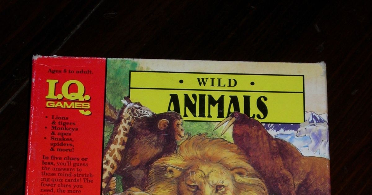 I.Q. Games: Wild Animals | Board Game | BoardGameGeek