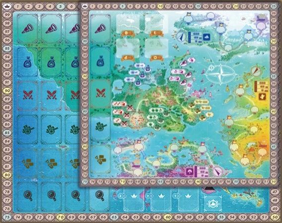 Explorers of Navoria: Playmat | Board Game Accessory | BoardGameGeek