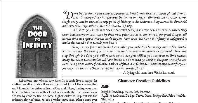 The Door to Infinity | RPG Item | RPGGeek